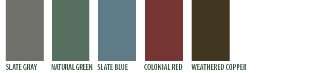 Insulated Panel Colors - CBC Steel Buildings
