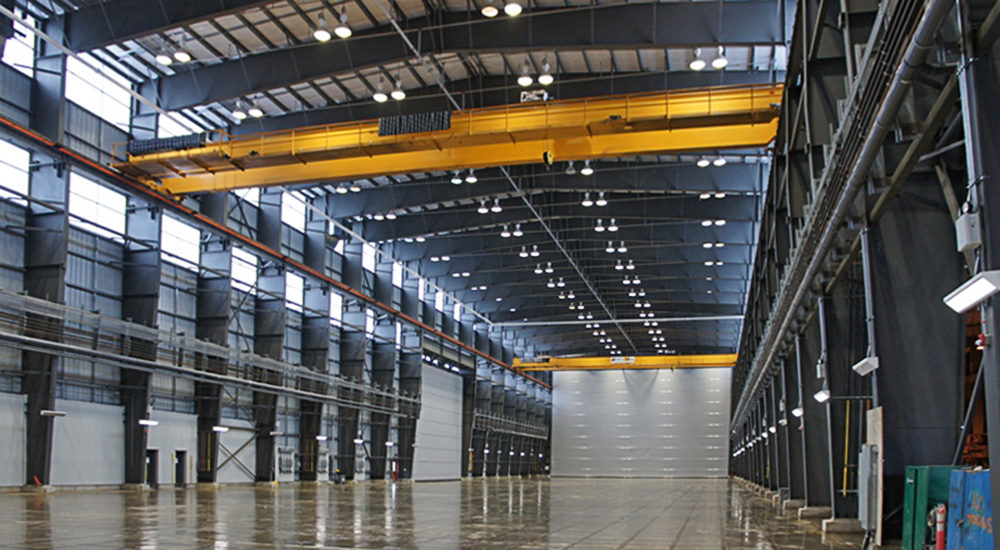 Seaspan Shipyard Custom Crane Building | CBC Steel Buildings