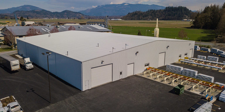 Pacific Woodtech Cold Press Building | CBC Steel Buildings