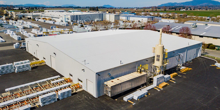 Pacific Woodtech Cold Press Building | CBC Steel Buildings